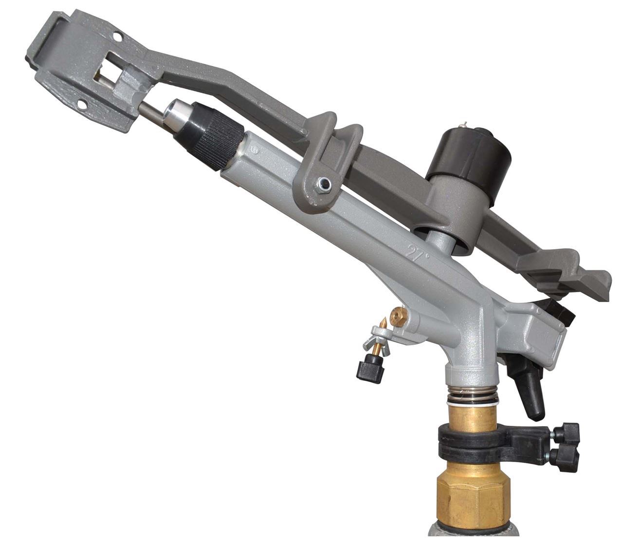 Metal Body Brass Housing Impact Irrigation Sprinkler DuCaR Atom 35