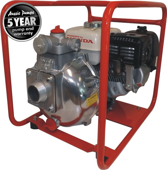 Aussie Fire fighting Pumps Honda 5.5 HP Petrol Engine