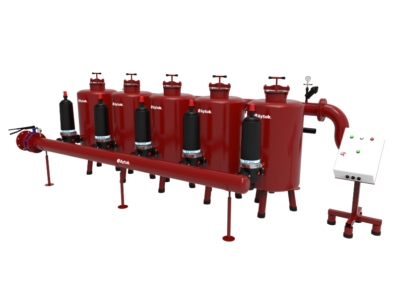 AytokAutomatic Sand Media Filter Systems With Plastic Disc Filters